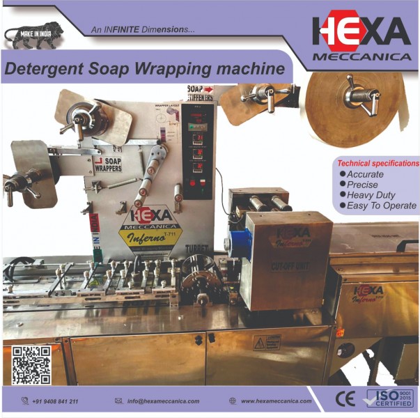 Hexa Meccanica Is Manufacturer Jabon Wrapping Machine Near Parbhani ...