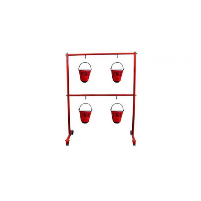 Fire Bucket Stand For 4 Buckets Without Roof/Canopy - Marichi Fire ...