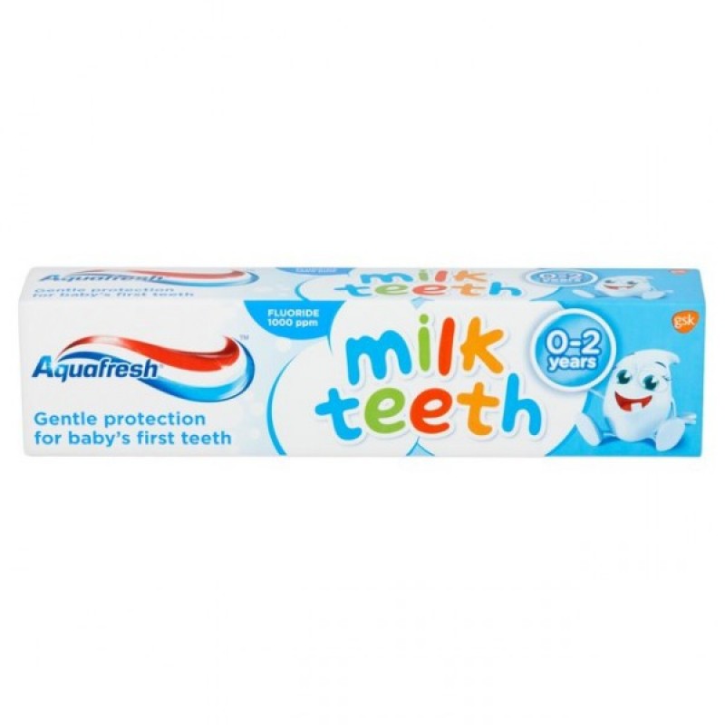 AQUAFRESH MILK TEETH TOOTHPASTE 0-2 YEAR 50ML - Fast Track Global Ltd ...
