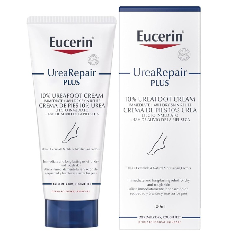 Eucerin Dry Skin Intensive Foot Cream 10% Urea With Lactate 100ml ...