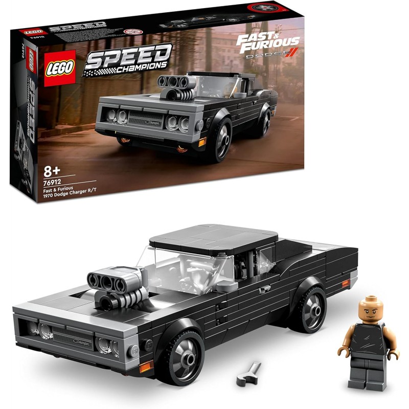 LEGO 76912 Speed Champions Fast & Furious 1970 Dodge Charger R,T, Toy ...