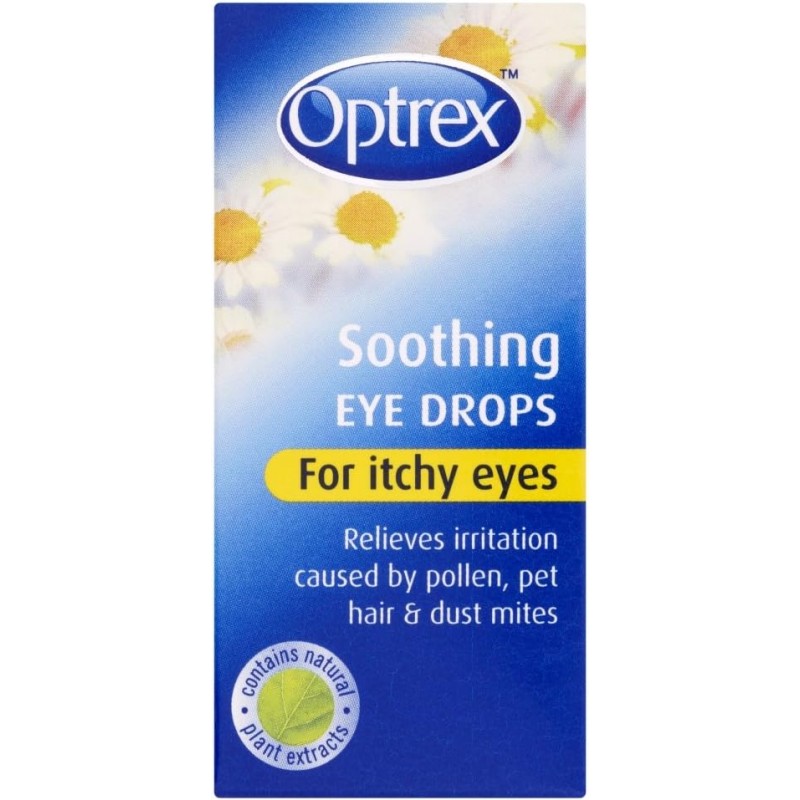 Optrex Soothing Eye Drops For Itchy Eyes, 10 Ml - Fast Track Global Ltd ...