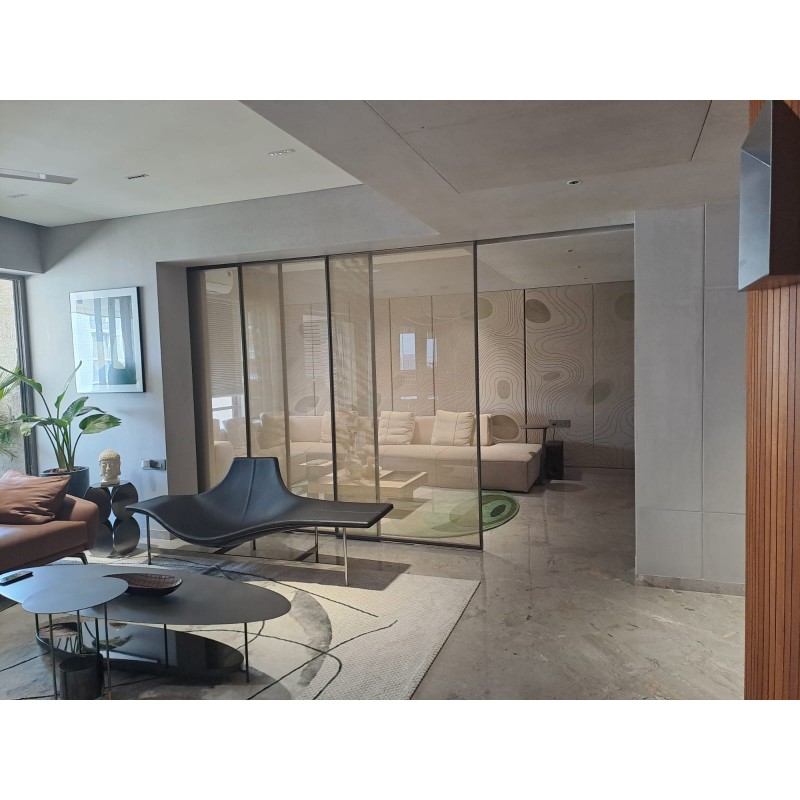 SMB Glass Atelier – Telescopic Slim Partition Manufacturer