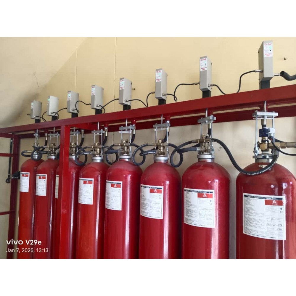 Automatic Co2 Flooding System - Fire Ban Ahmedabad
