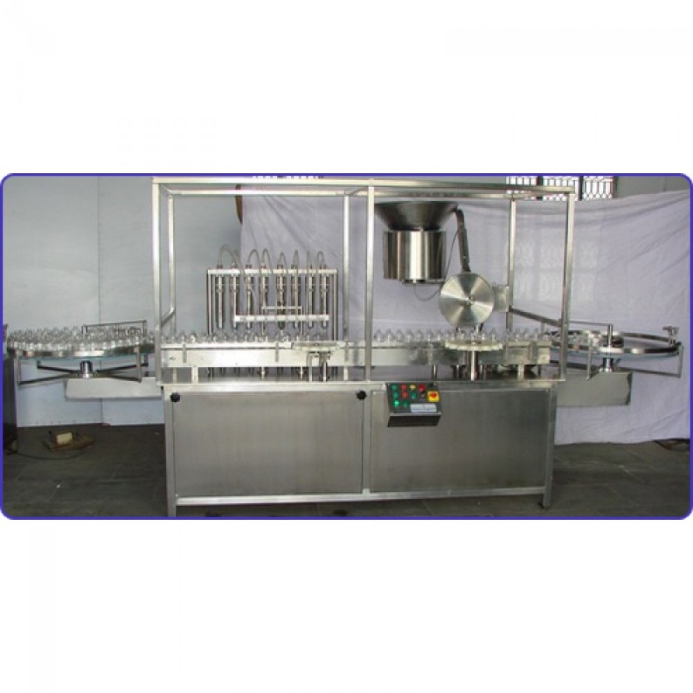 Injectable Vial Liquid Filling & Rubber Stoppering Machine - Shivoham ...