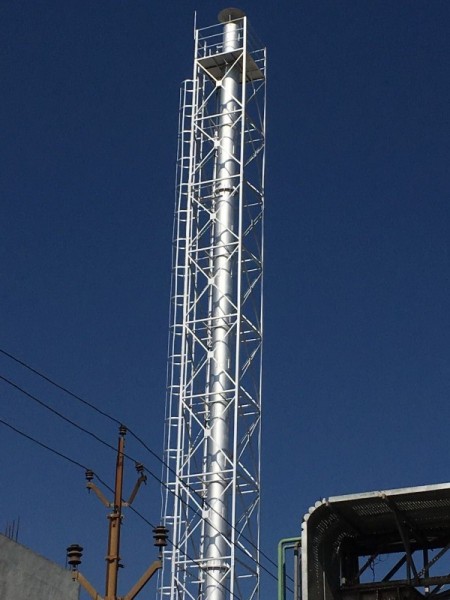 STRUCTURAL SUPPORTED CHIMNEY - Loyal Industries Ahmedabad