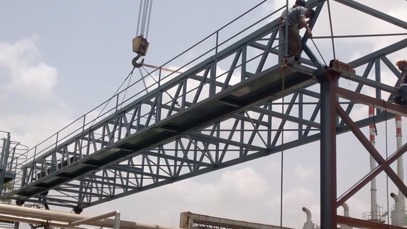 MS STRUCTURAL PIPE RACK (MS BRIDGE) - Loyal Industries Ahmedabad